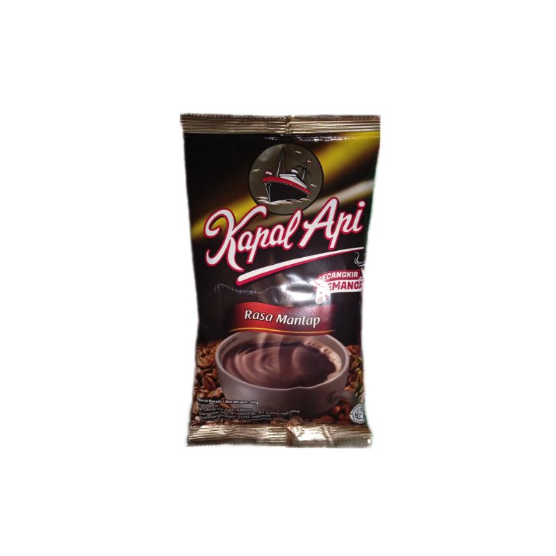 Jual Kopi Kapal Api Kopi Bubuk 60gr Rasa Mantap | Shopee Indonesia