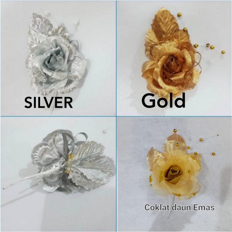 Jual Bunga korsase jas / corsage bunga hiasan baju BM03 | Shopee Indonesia