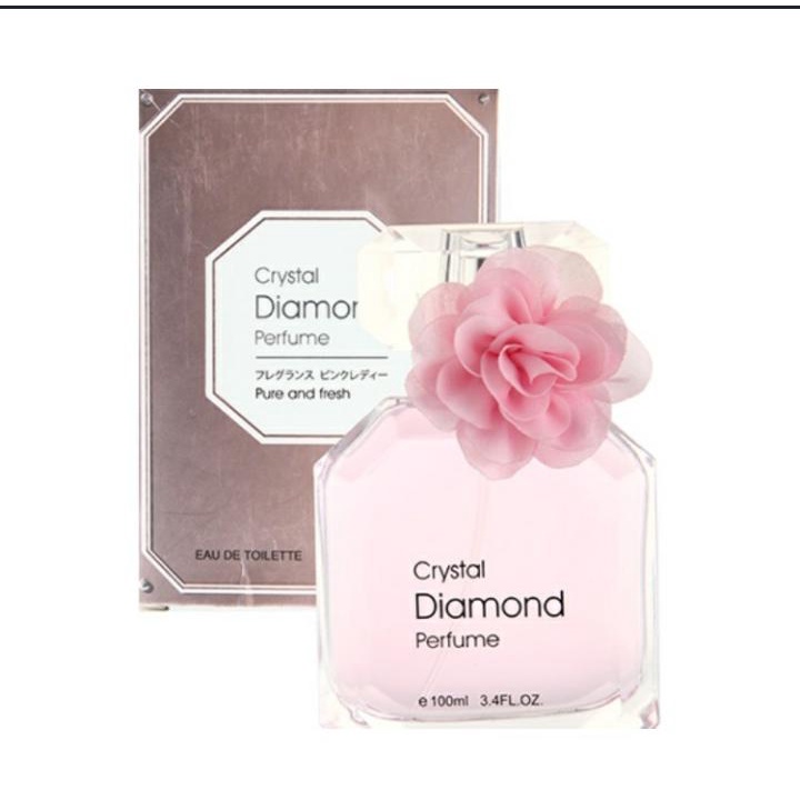 Jual crystal diamond perfume miniso 100ml / parfum miniso / perfume ...