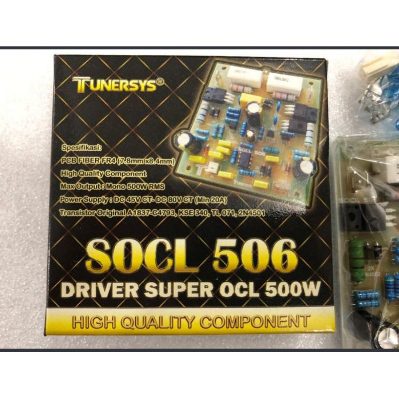 Jual kit drever super ocl 506 fiber 500wat by tunersys & by gm | Shopee ...