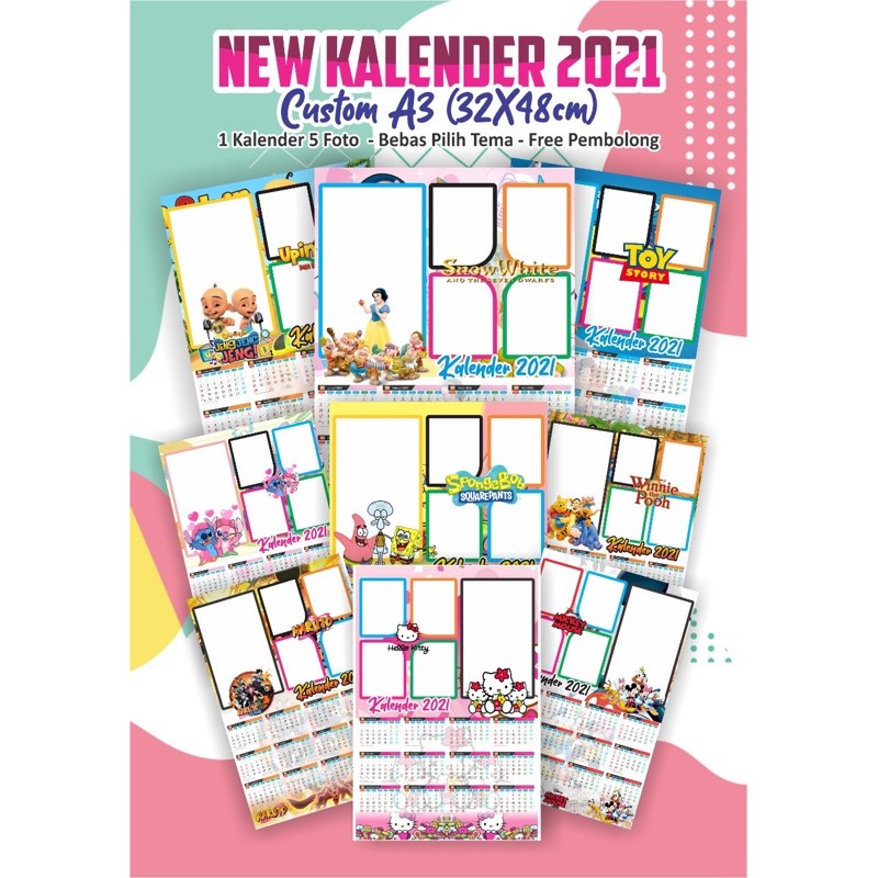 Jual KALENDER CUSTOM TEMA 2021 LUCU | Shopee Indonesia