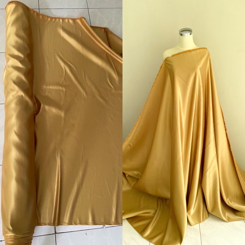 Jual Kain SATIN BRIDAL DUCHESS PREMIUM ORI / Dutches Saten / Dutchess ...