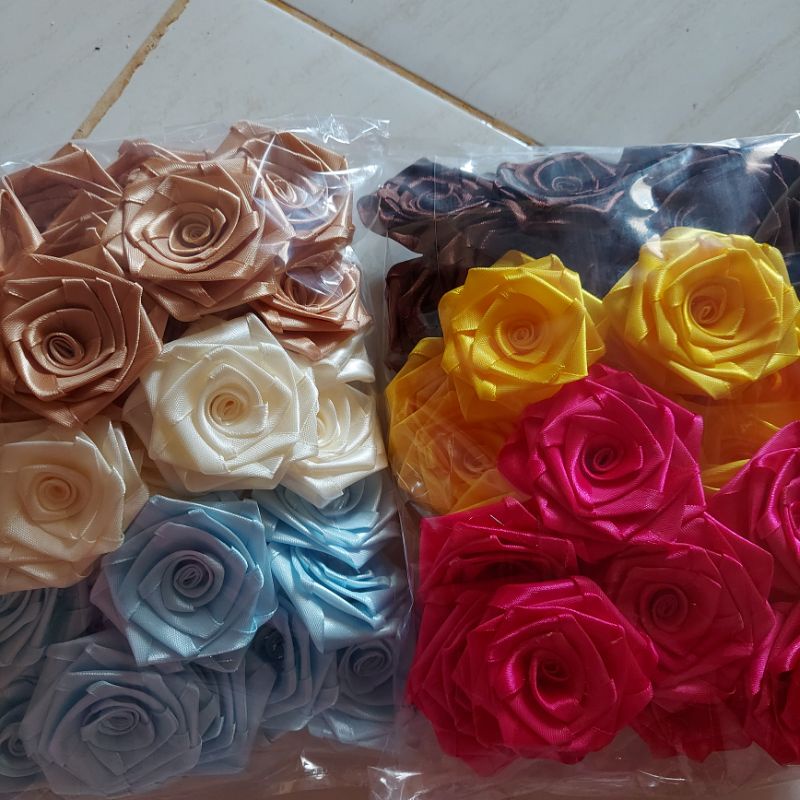 Jual Bunga Kucai Satin diameter 6cm harga satuan | Shopee Indonesia
