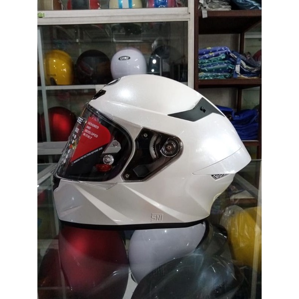 Jual KYT TT COURSE SOLID WHITE TTC PUTIH TTC POLOS TT COURSE PUTIH TT ...