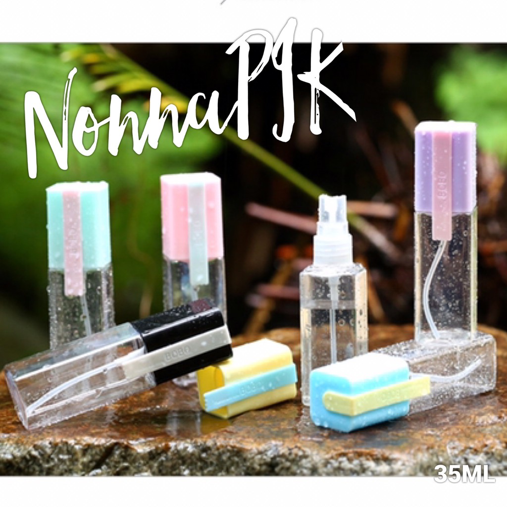 Jual BOTOL PARFUM MINI 35ML TRAVEL PLASTIK BOTOL SPRAY REFILLABLE ...