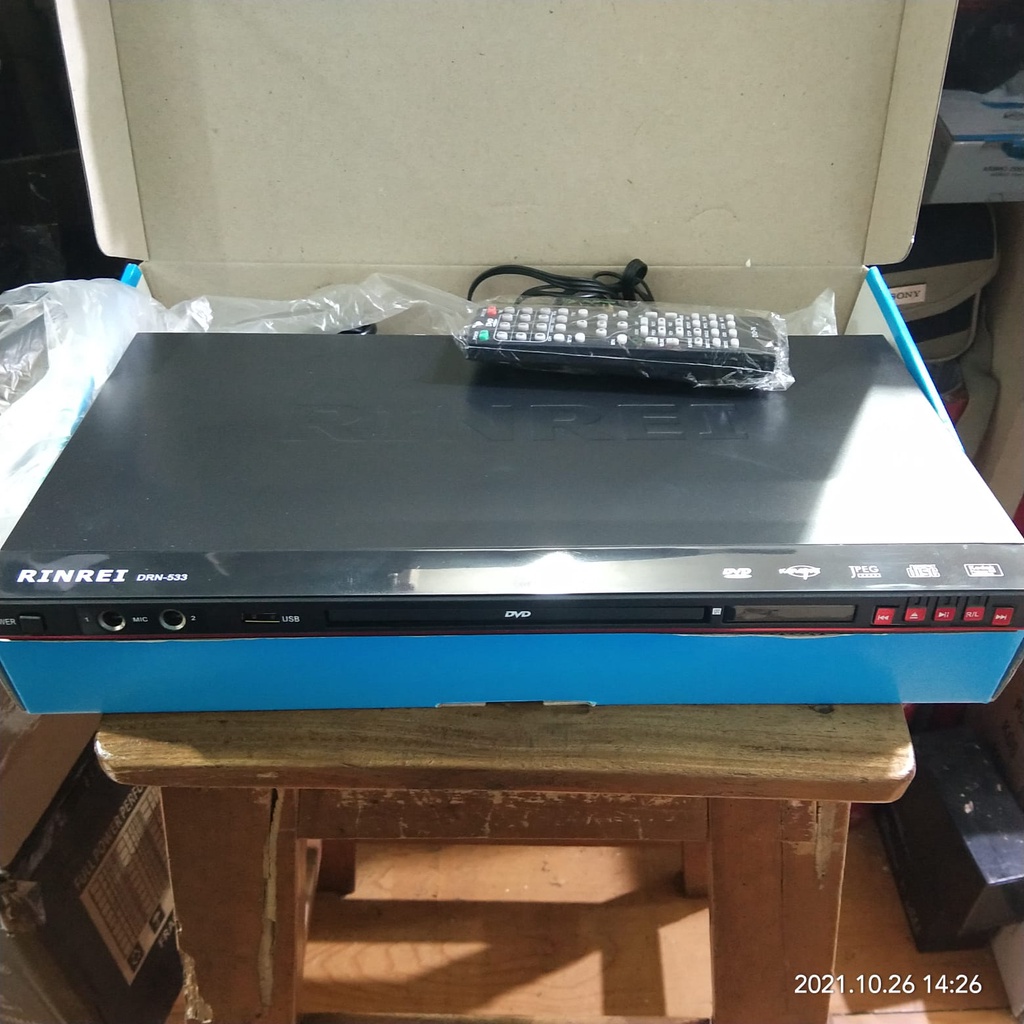 Jual dvd player rinrei DRN-566 body besi | Shopee Indonesia