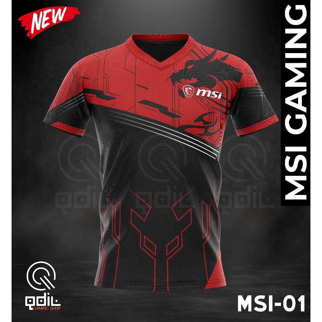 Jual JERSEY KAOS GAMING MSI GAMING | Shopee Indonesia