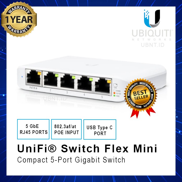 Jual Ubiquiti USW-Flex-Mini 1 UNIT UniFi Switch Flex Mini | Shopee Indonesia