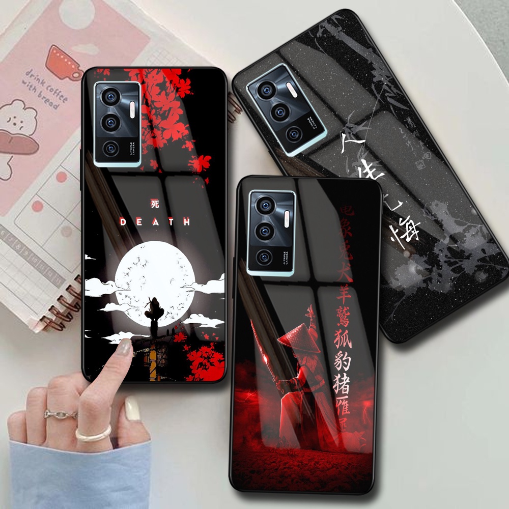 Jual Softcase Glass Kaca NINJA [SF98] VIVO V23E Terbaru Casing ...