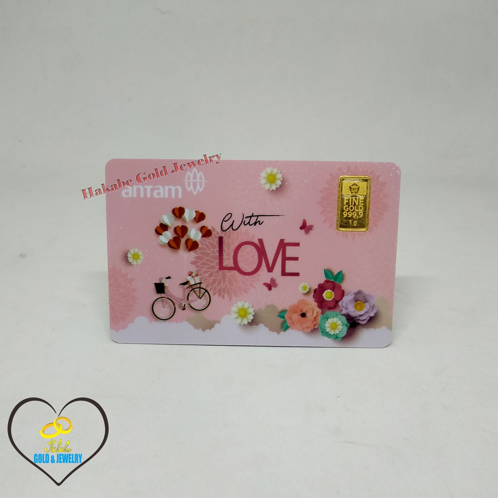 Jual Logam Mulia Antam Gift Series 1 Gram Limited Edition 24 Karat Fine ...