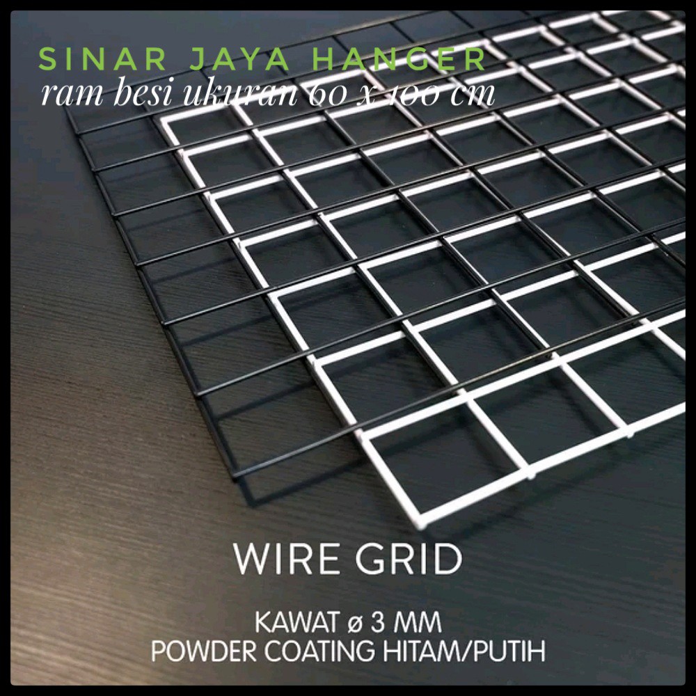 Jual Jaring Ram Besi Dinding Ukuran 60x100cm Gantungan Hook Ram Display ...