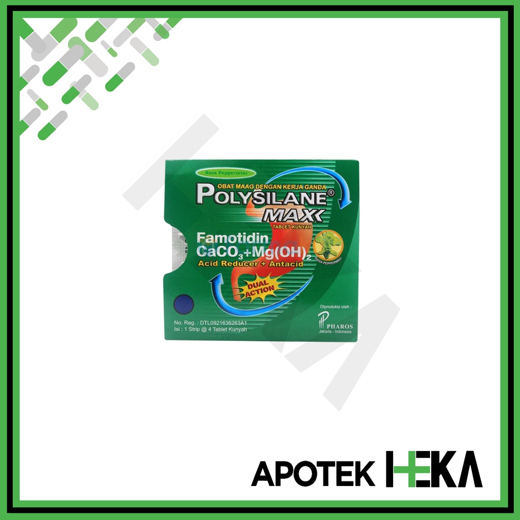 Jual Polysilane Max Tablet Strip isi 4 Tablet - Obat Lambung (SEMARANG ...