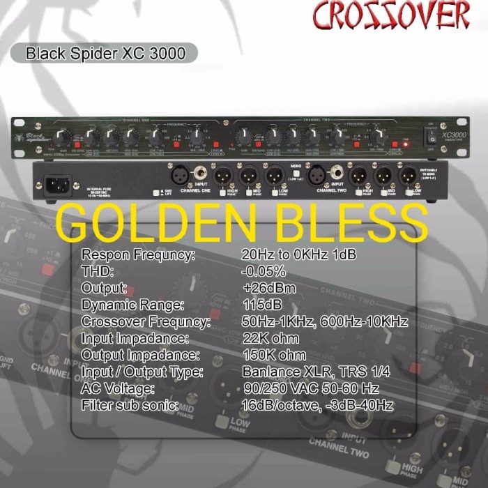Jual Crossover Black Spider XC 3000 original | Shopee Indonesia