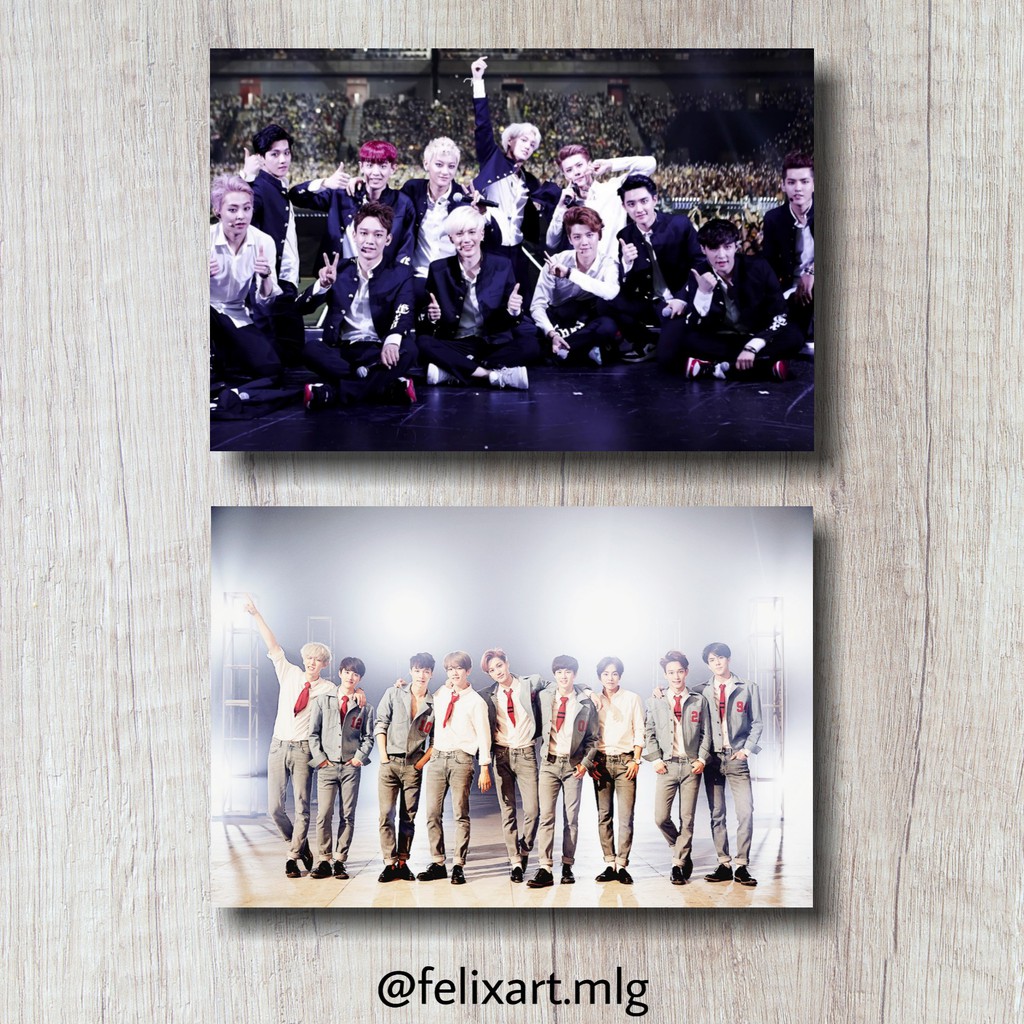 Jual Poster Kpop EXO Frame Kayu Hiasan Dinding Korean Boyband Exo Aesthetic EXO L | Shopee Indonesia