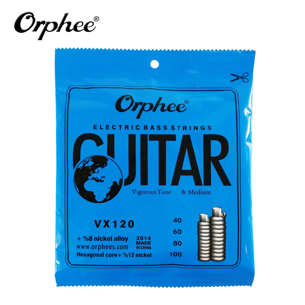 Jual Orphee VX120 Senar Bass Elektrik 4 Senar Ukuran 40-100 | Shopee ...
