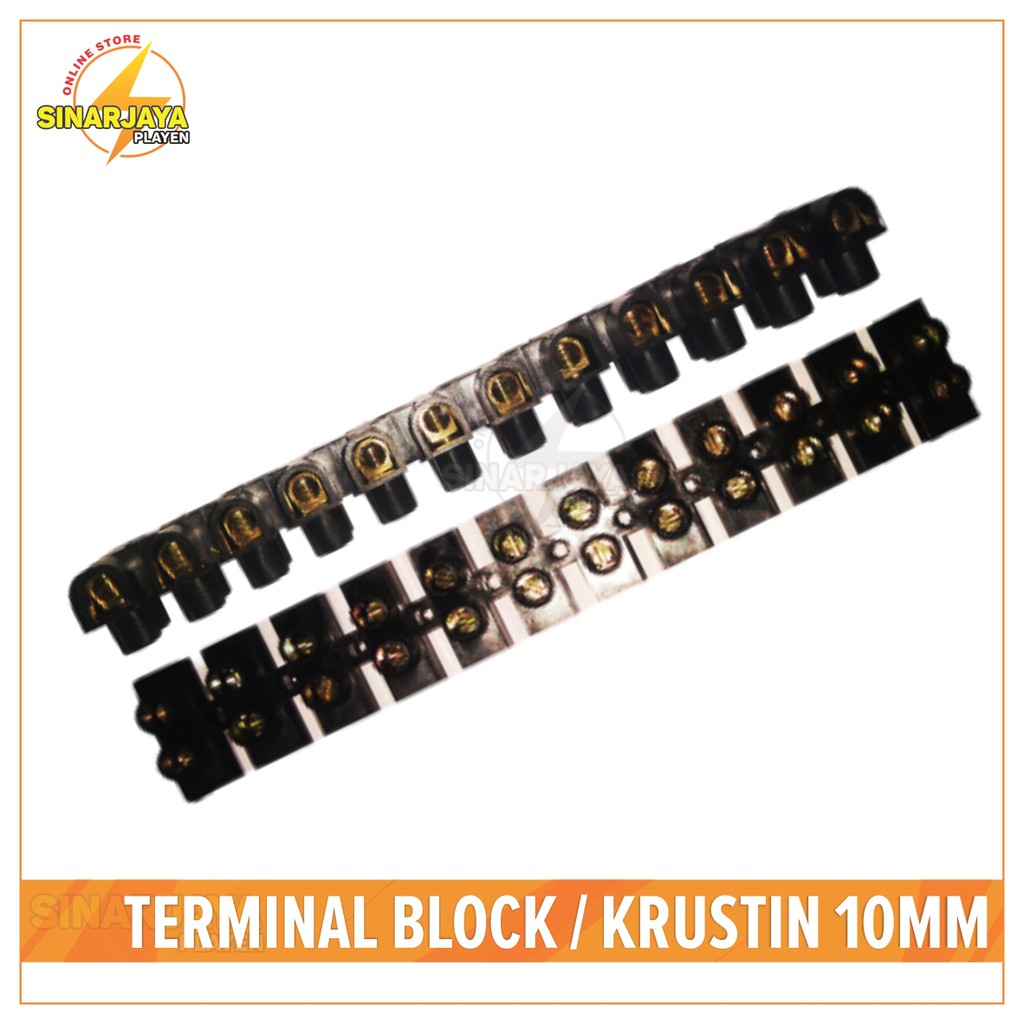 Jual Cosco Krustin 10 MM- Terminal Block 10MM | Shopee Indonesia