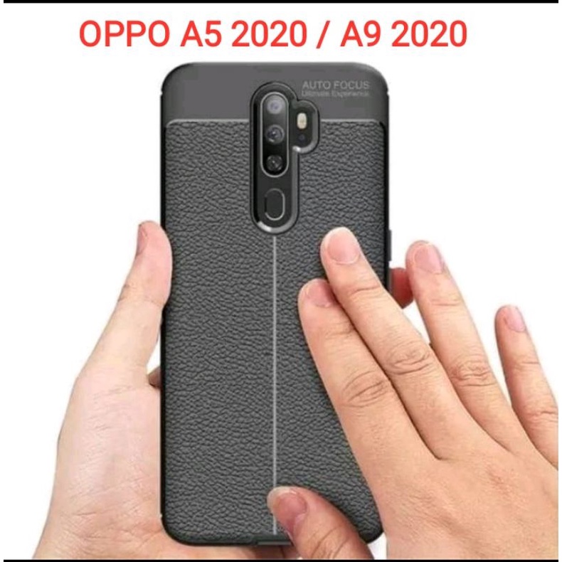 Jual Case Softcase Oppo A5 2020 A9 2020 Autofocus Hitam Kulit Jeruk