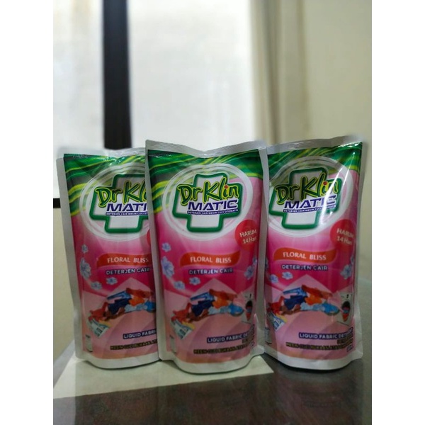 Jual Dr Klin matic floral bliss 800ml | Shopee Indonesia