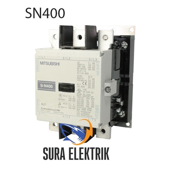 Jual Kontaktor Magnetik SN400 220V / 380V Mitsubishi Original | Shopee Indonesia