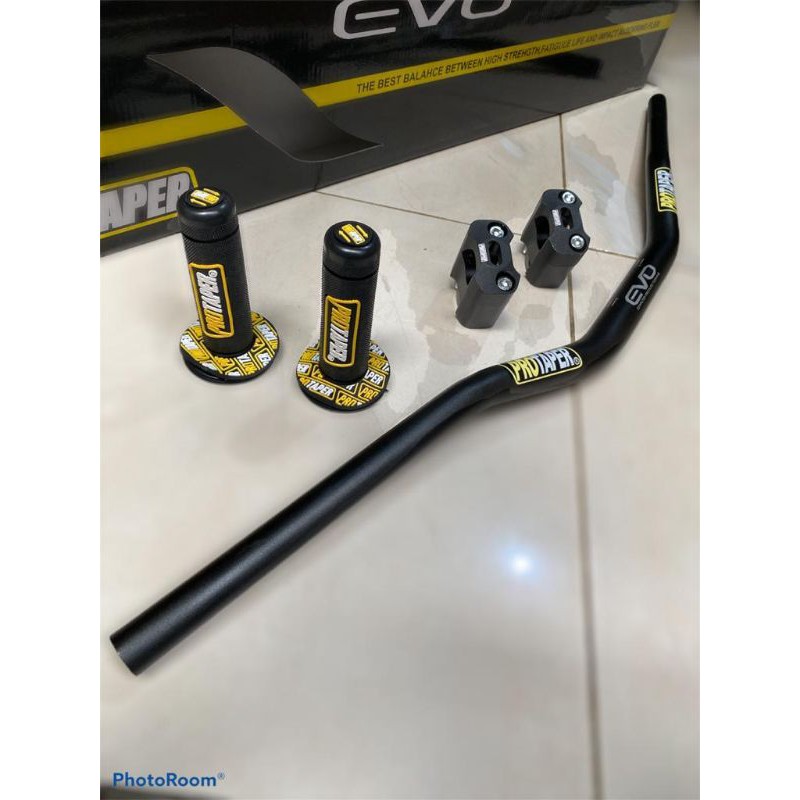 Jual stang fatbat evo protaper + handgrip protaper variasi klx cb150 ...