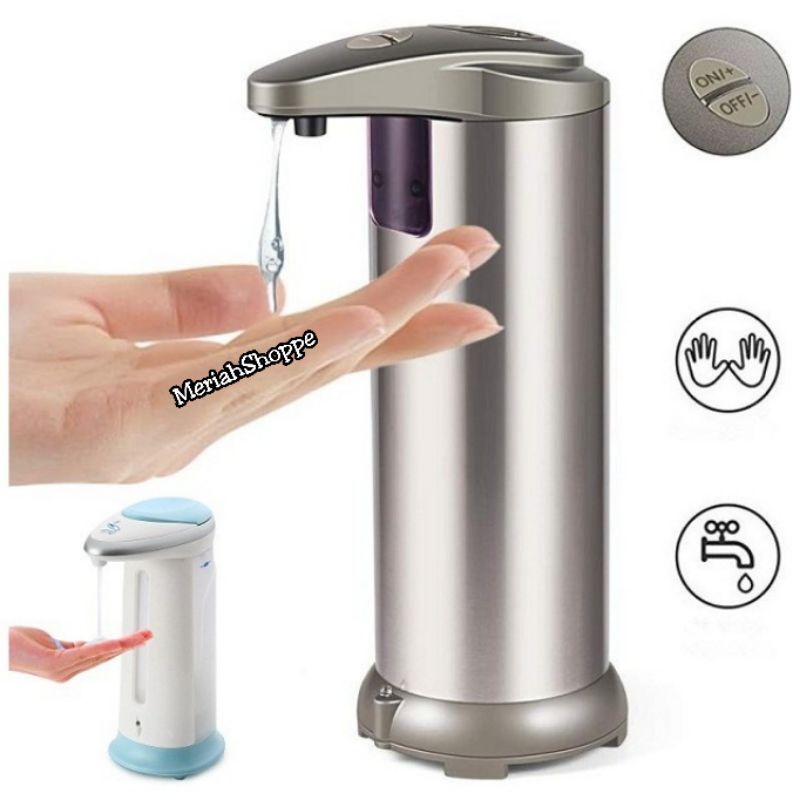 Jual auto sensor dispenser hand soap automatic tabung single stainless ...