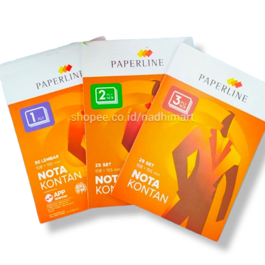 Jual PAPERLINE NOTA KONTAN NOTA 2PLY NOTA 1 PLY NOTA 3PLY NOTA TULIS ...