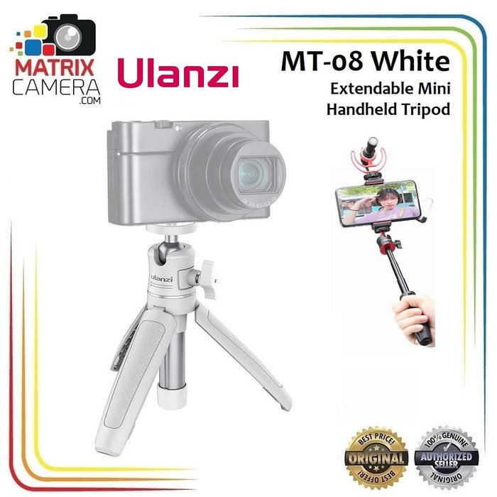 Jual Ulanzi MT-08 White Extendable Mini Tripod for Smartphone Camera ...
