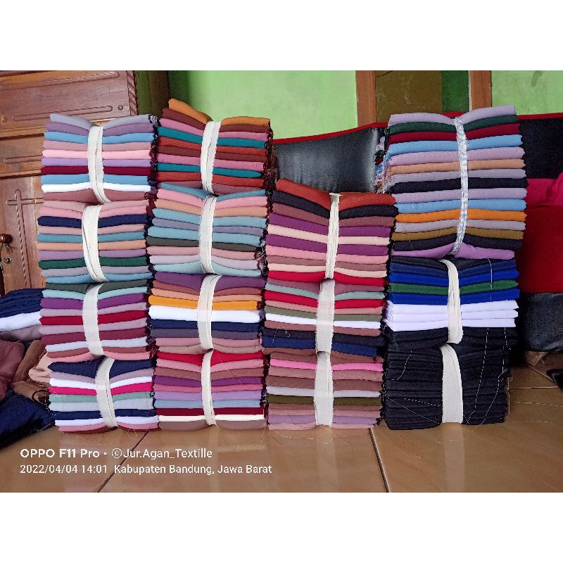 Jual Obral Random Kain Kiloan Cuci Gudang kain perca kain potongan ...
