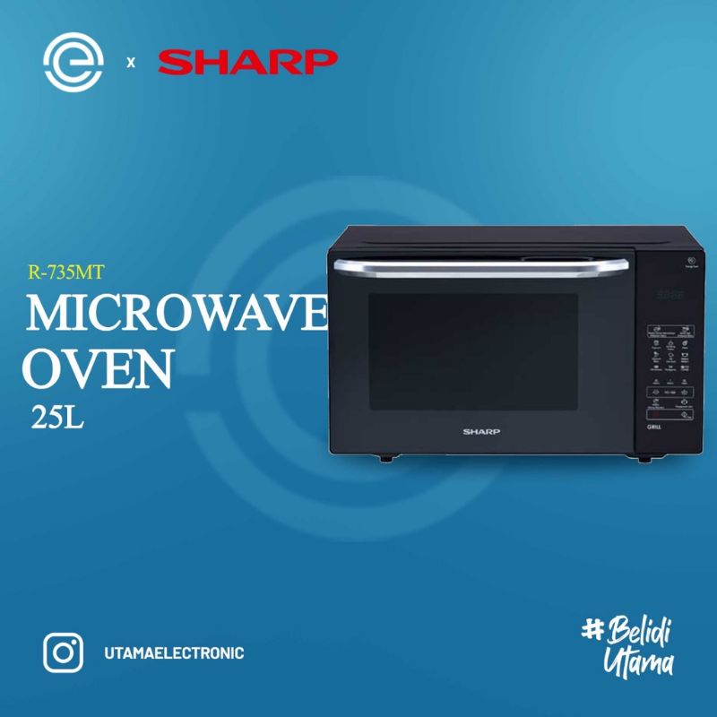 Jual microwave grill oven sharp 25l baru pakai beberapa kali murah | Shopee Indonesia