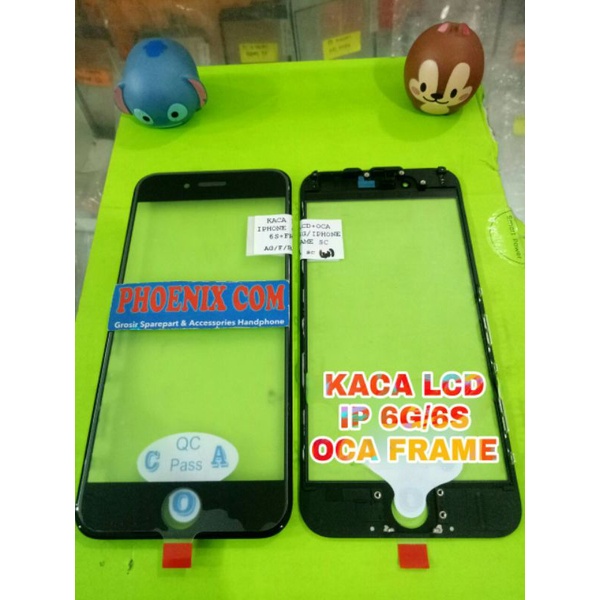 Jual KACA LCD IP 6 FRAME OCA KACA LCD IP 6S OCA FRAME | Shopee Indonesia