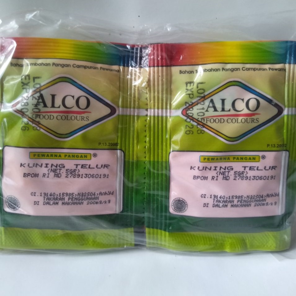 Jual Alco Sumbo Pewarna Makanan Bubuk 5gr Pewarna bubuk | Shopee Indonesia