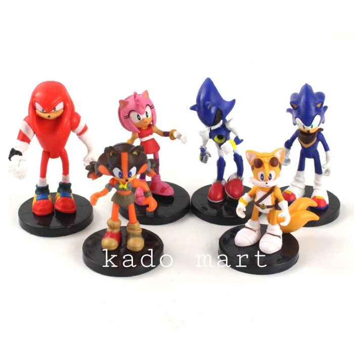 Jual MAINAN FIGURR SONIC ISI 6 TATAKAN HITAM | Shopee Indonesia