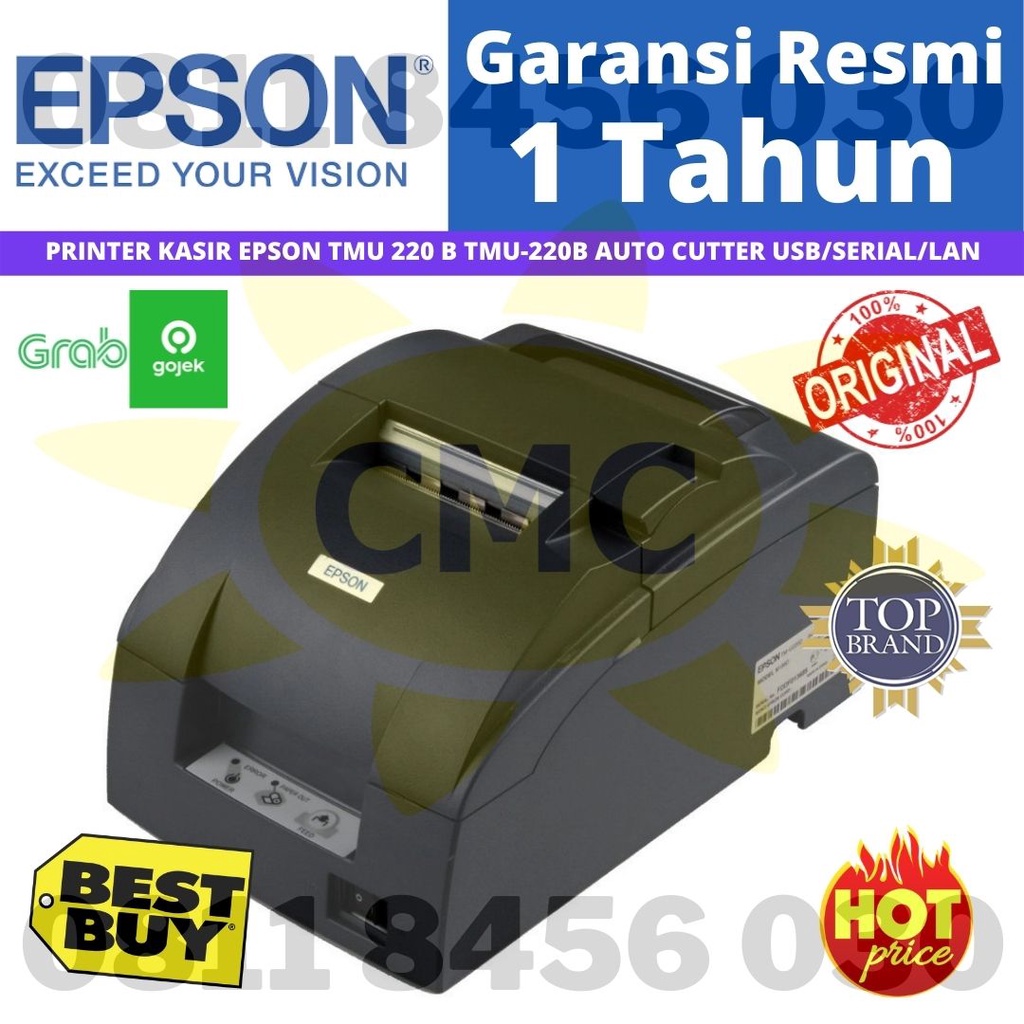 Jual Printer Epson TMU Dot Matrix 220 B PARALEL USB SERIAL LAN Auto Cutter | Shopee Indonesia