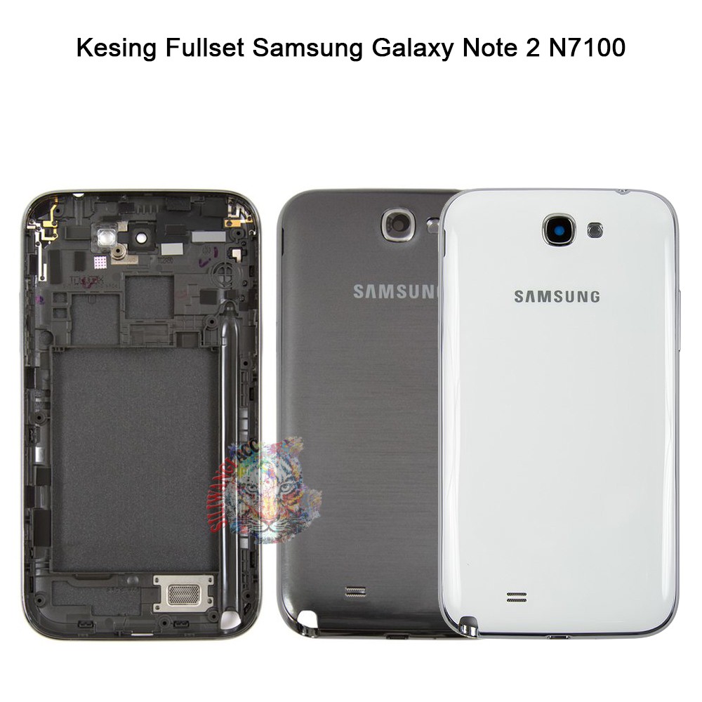 Jual Casing Housing Samsung Note 2 N7100 Fullset Tulang Original Oem | Shopee Indonesia