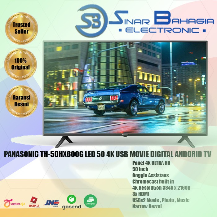 Jual PANASONIC TH-50HX600G LED 50 4K USB MOVIE DIGITAL ANDORID TV (NEW) (KHUSUS BANDUNG ...
