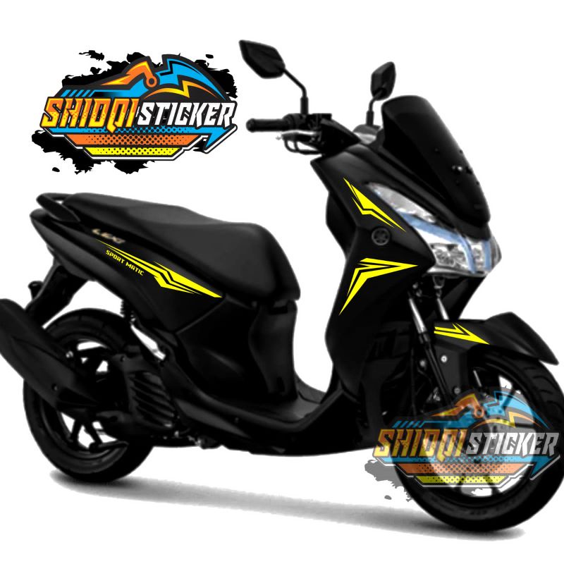 Jual stiker motor Stiker lexi Sticker motor Yamaha lexi lis bodi lexi ...