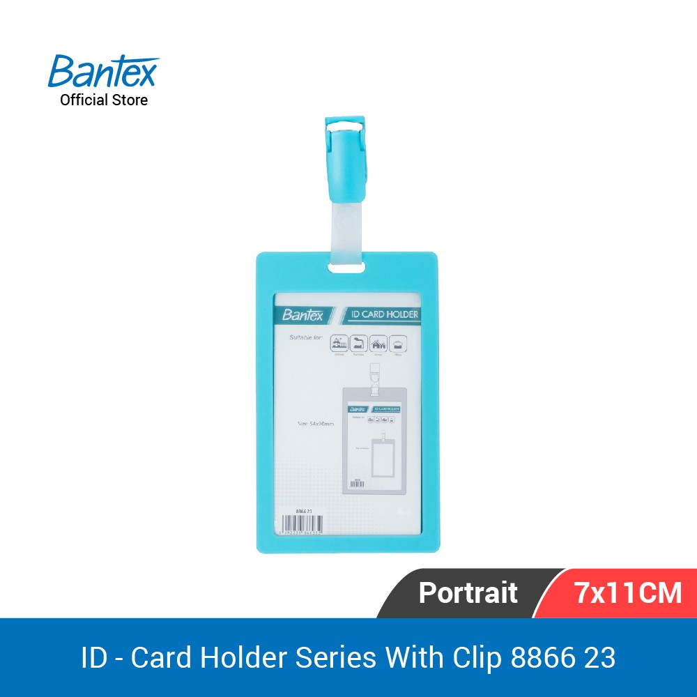 Jual Bantex ID Card Holder Series With Clip Portrait #8866 | Shopee ...