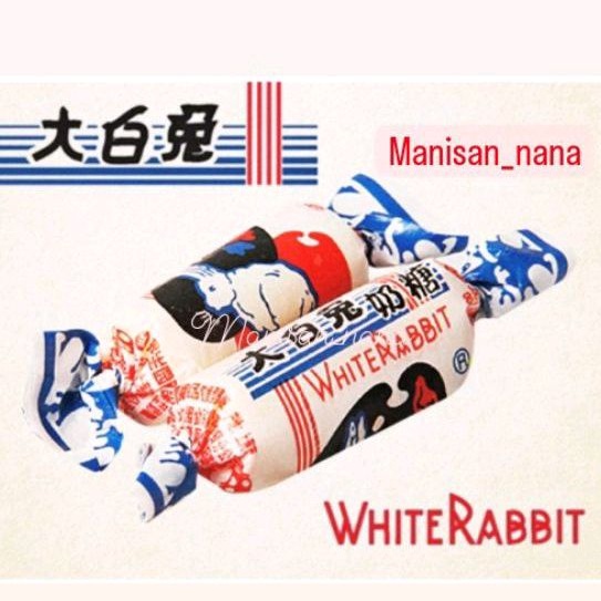 Jual permen susu white rabbit / permen susu lunak (100gram) | Shopee ...