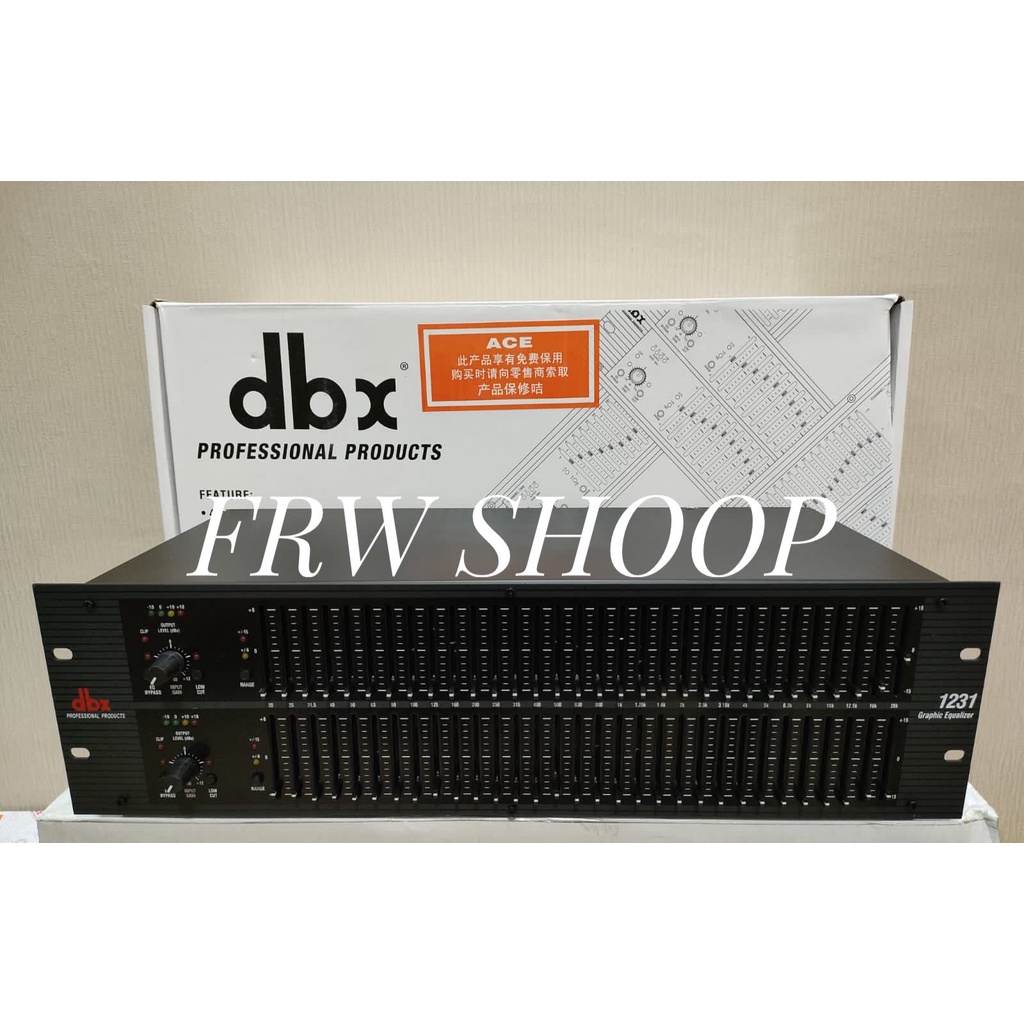 Jual EQUALIZER DBX 1231 / DBX1231 / DBX-1231 ( 2 x 31 ) | Shopee Indonesia