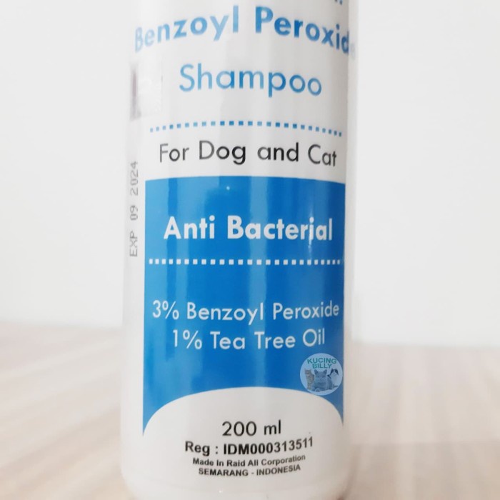 Jual Benzoyl Peroxide Shampoo 200Ml Antibakteri Kucing Anjing #Original ...
