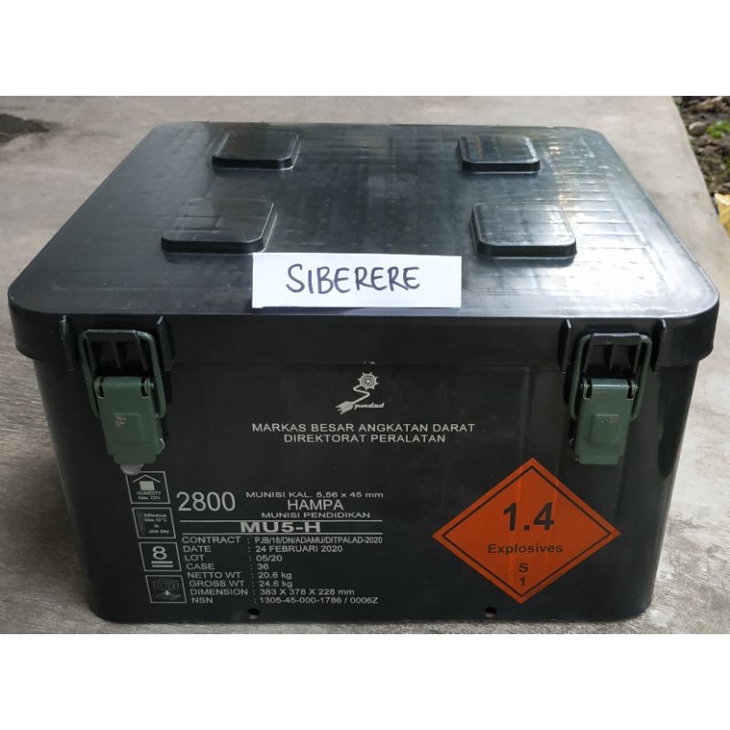 Jual Kotak Peluru Amunisi Munisi Pindad Tool Box Kunci Perkakas ...