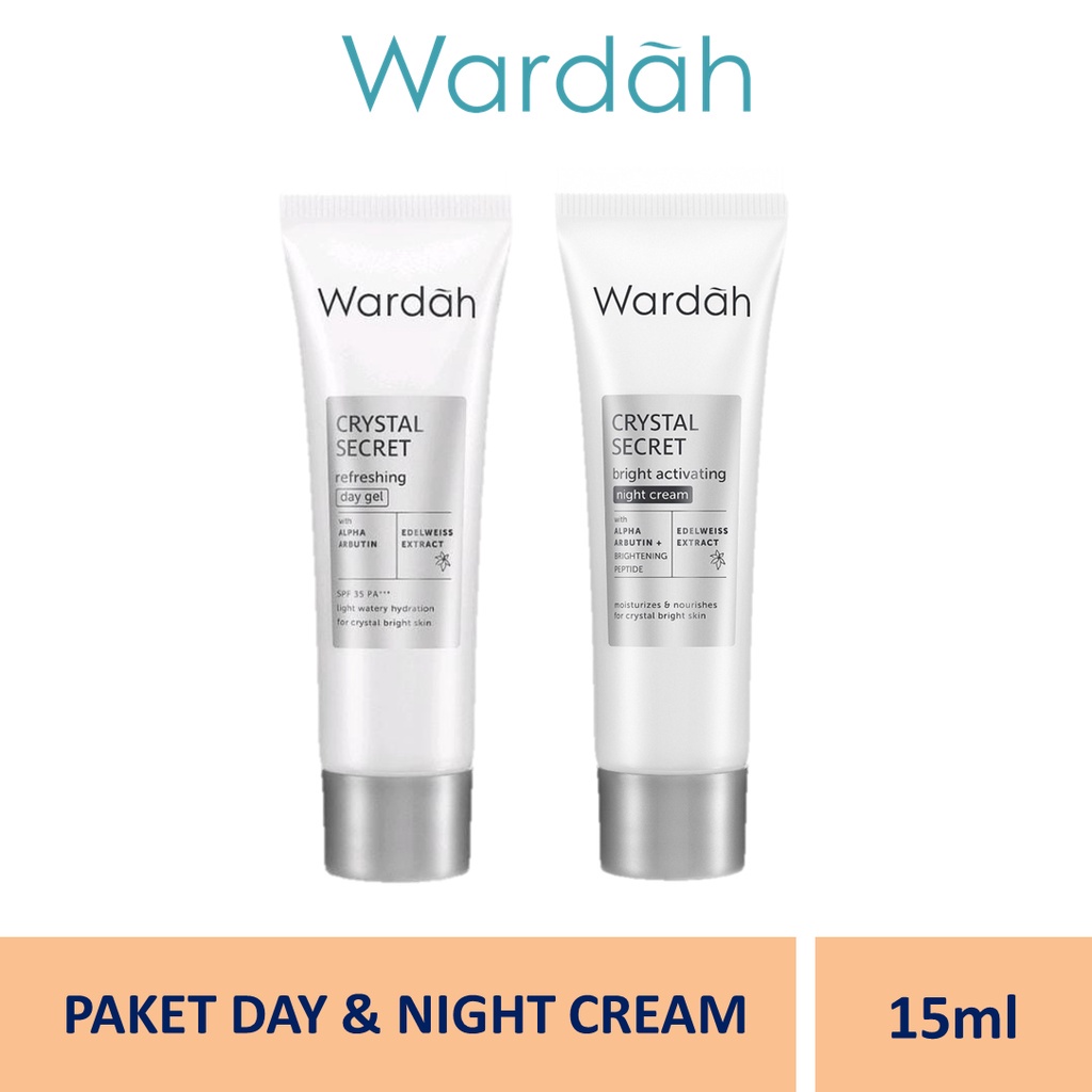 Jual WARDAH CRYSTAL SECRET CREAM 15 ML & 9 ML / WARDAH CRYSTAL SECRET ...