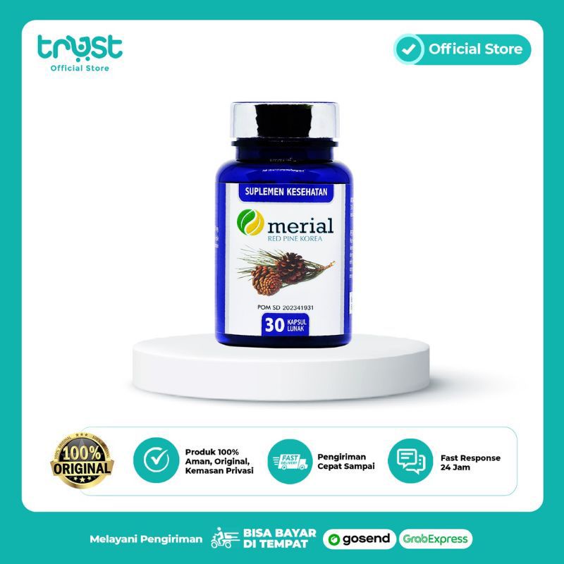 Jual Merial Original Obat Kolesterol Darah Tinggi Jantung Ekstrak Red ...