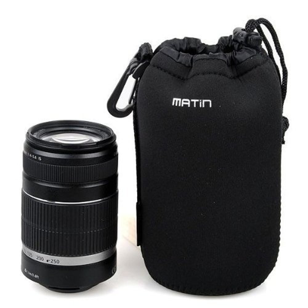 Jual MATIN Neoprene Soft Camera Lens case Pouch - Medium size (M ...