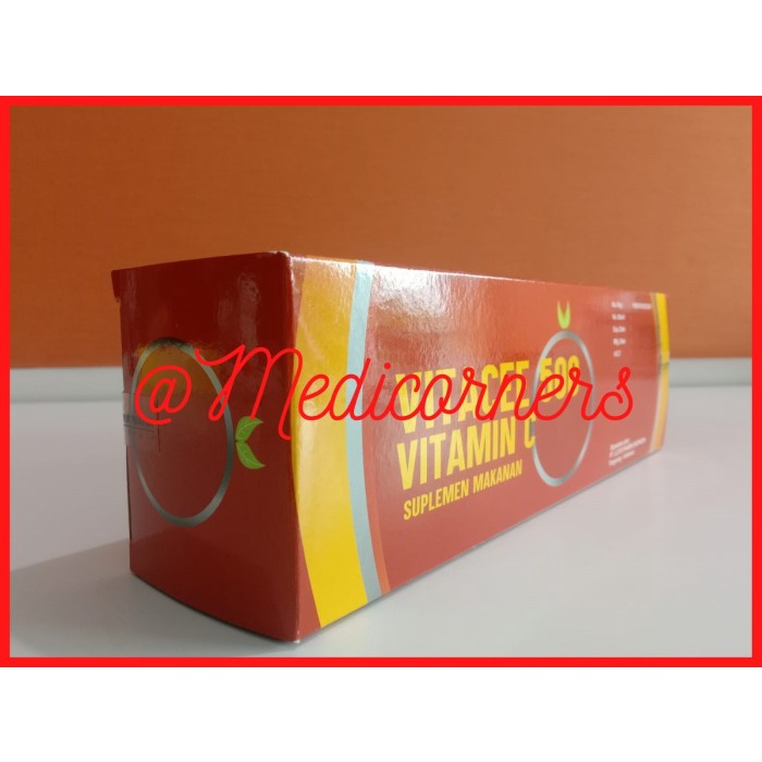 Jual VITACEE 500 VITAMIN C 1 BOX ISI 100 KAPSUL HALAL TERBARU | Shopee ...