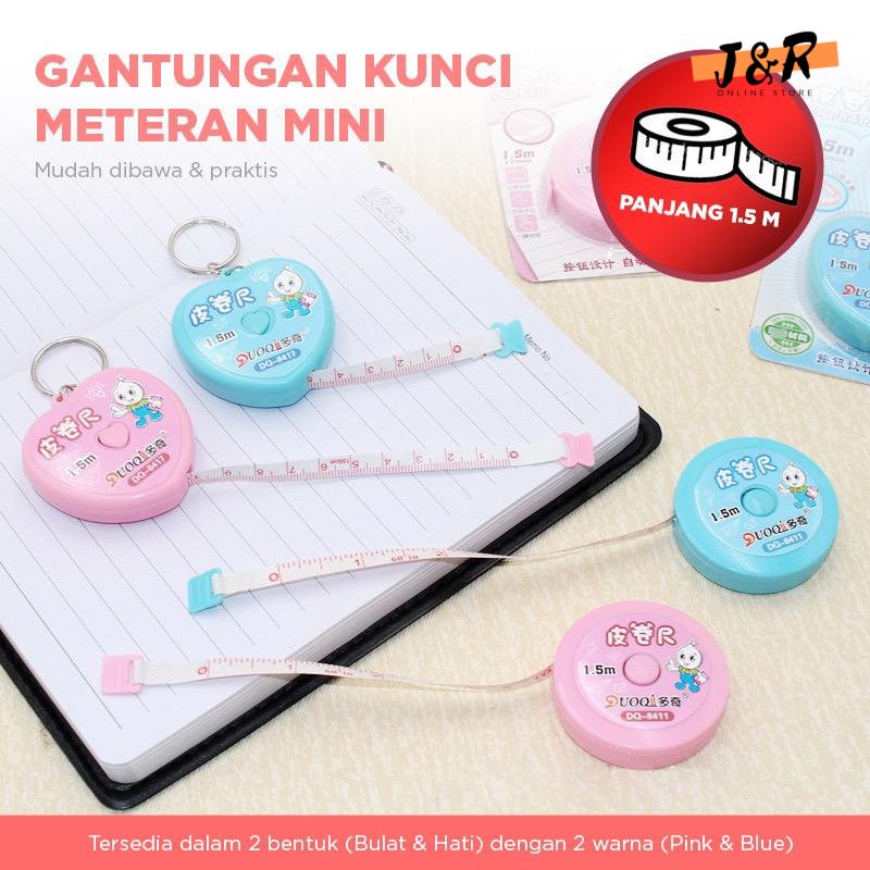 Jual Meteran Mini Plastik Pita Fiberglass 1.5M | Shopee Indonesia