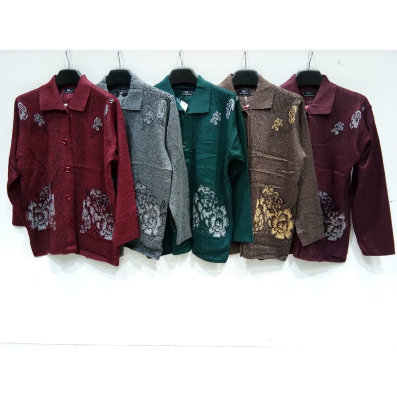 Jual Mantel Sweater Ibu JUMBO / Wanita Outer (#0971) | Shopee Indonesia