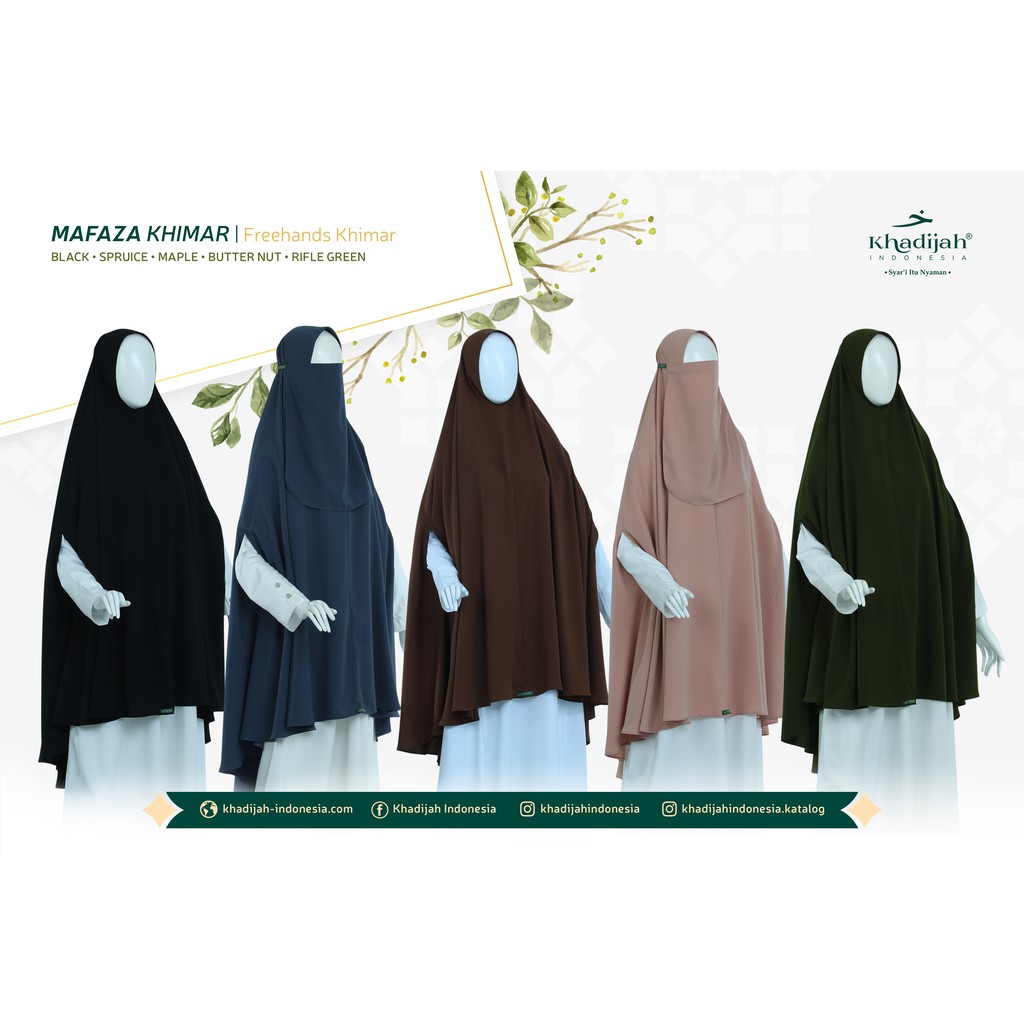 Jual mafaza "handsfree" khimar fleksibel nyaman dan adem khadijah ...
