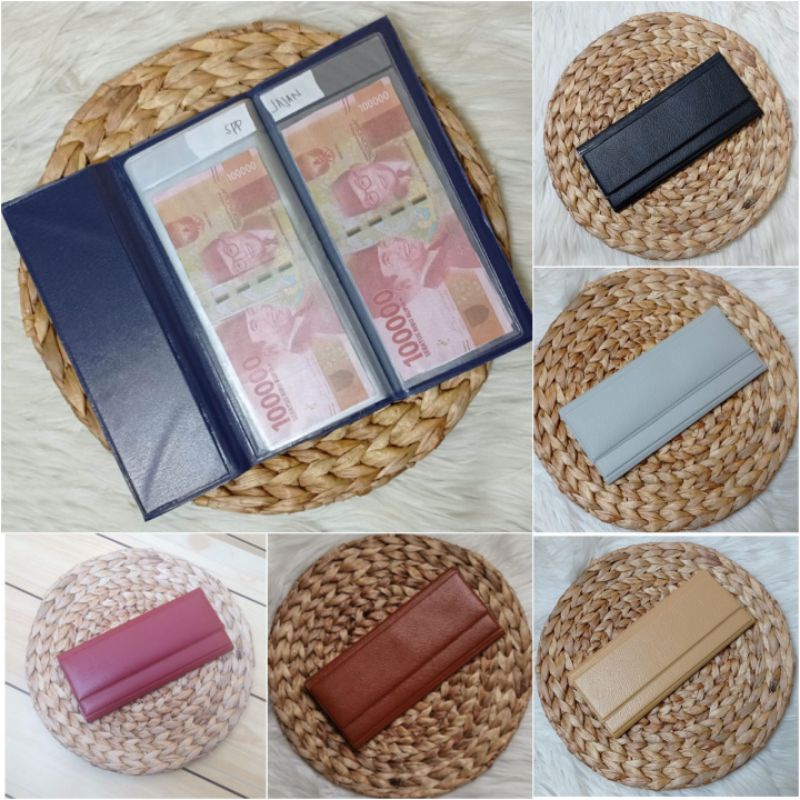 Jual DOMPET DISIPLIN POLOS WALLET ORGANIZER 32 SLOT KULIT SINTETIS ...
