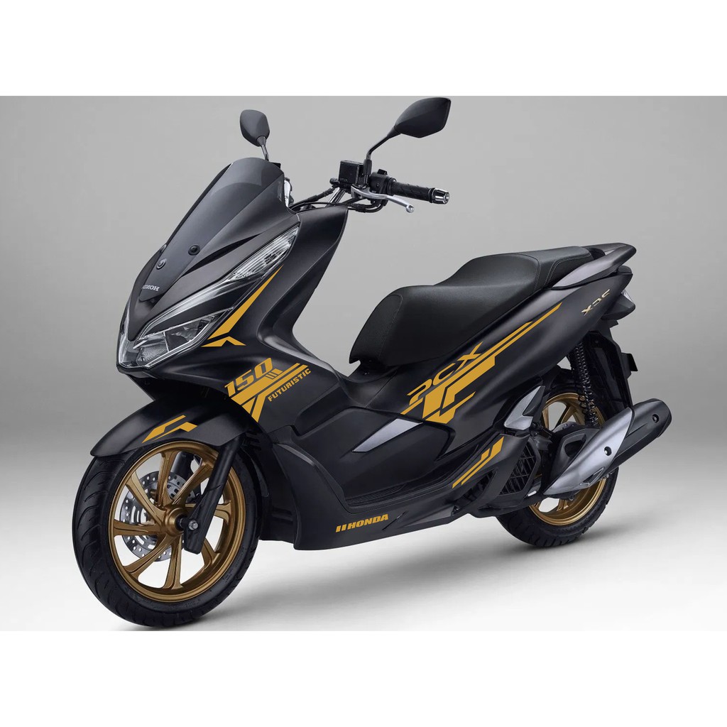 Jual Striping cutting all new pcx 150 gold exceed | Shopee Indonesia